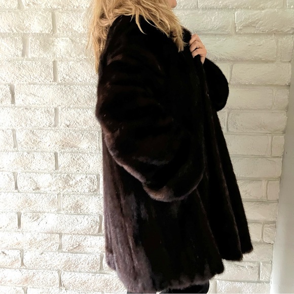 Vintage | Jackets & Coats | Vintage Classic Brown Mink Fur Coat | Poshmark